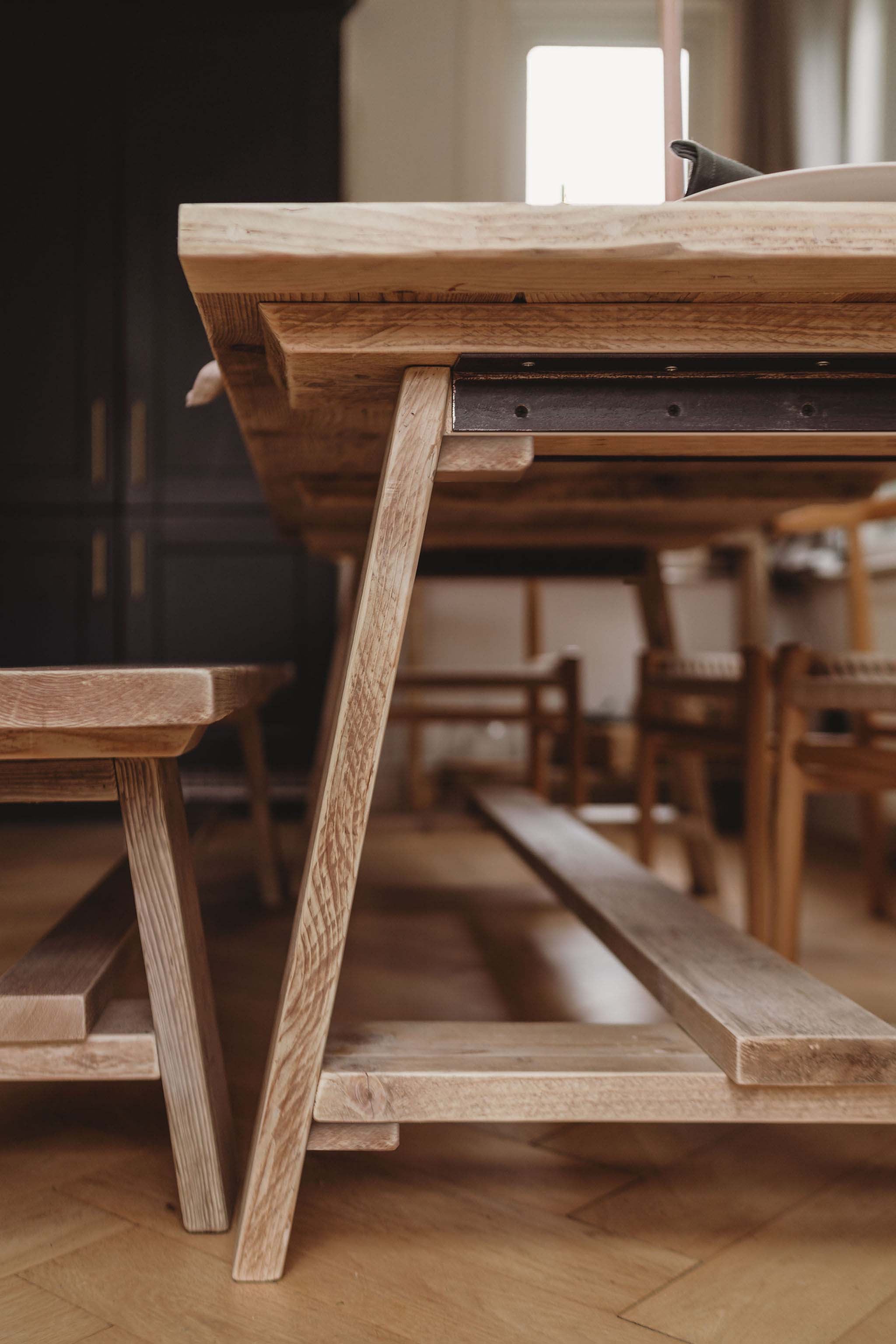 Barn Dining Table rustic solid wood handmade by Still&Bloom – Still and ...
