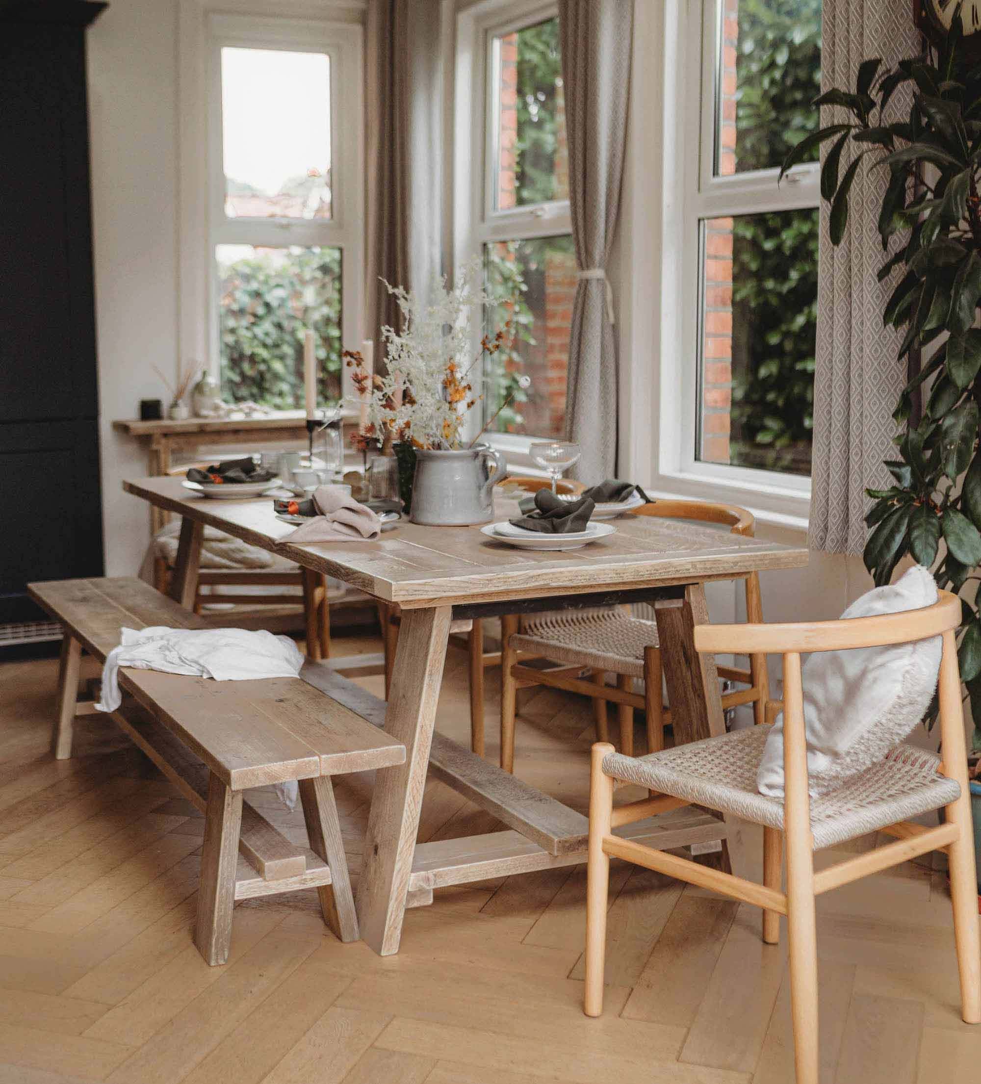 Barn Dining Table rustic solid wood handmade by Still&Bloom – Still and ...