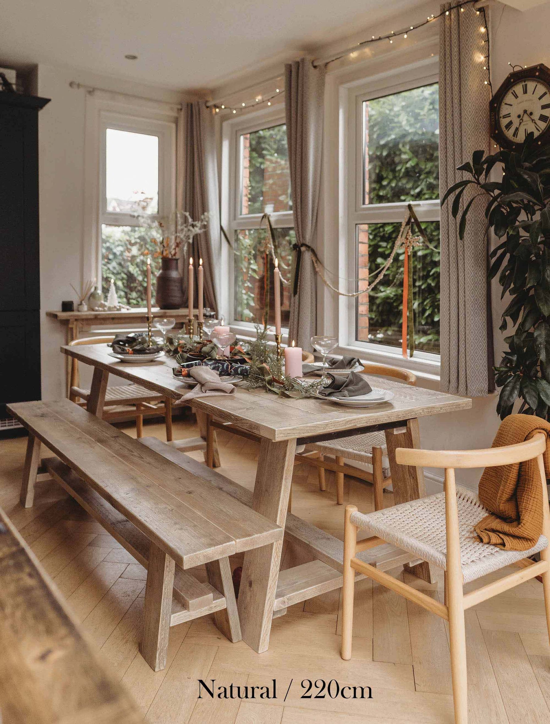 Barn Dining Table rustic solid wood handmade by Still&Bloom – Still and ...