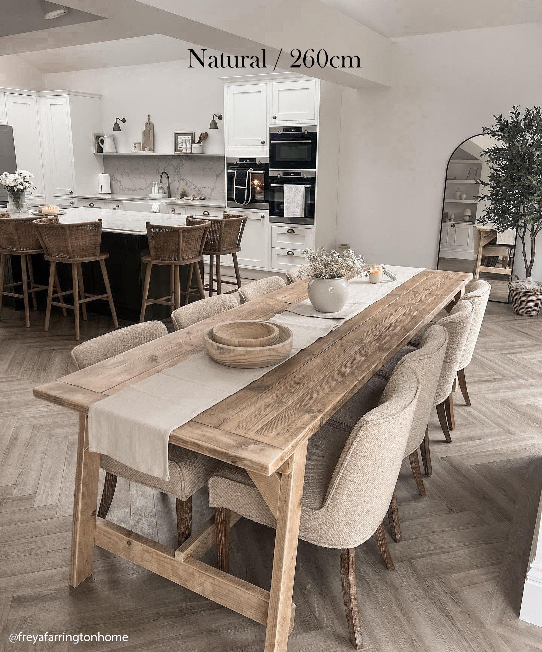 Andersson Dining Table rustic solid wood Scandinavian style – Still and ...