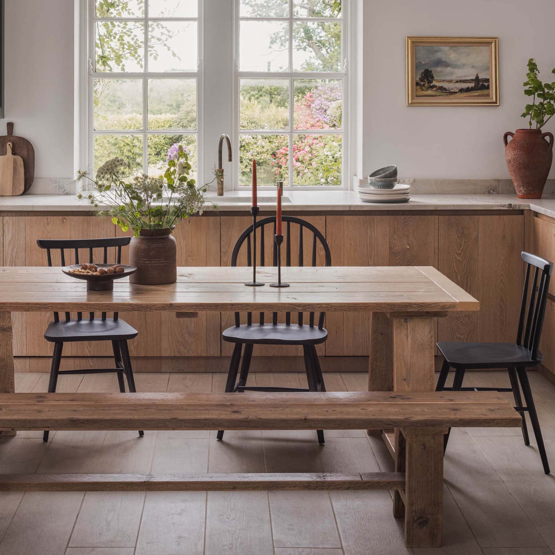 Barn Dining Table rustic solid wood handmade by Still&Bloom – Still and ...