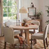 Olsen Round Dining Table – Still and Bloom