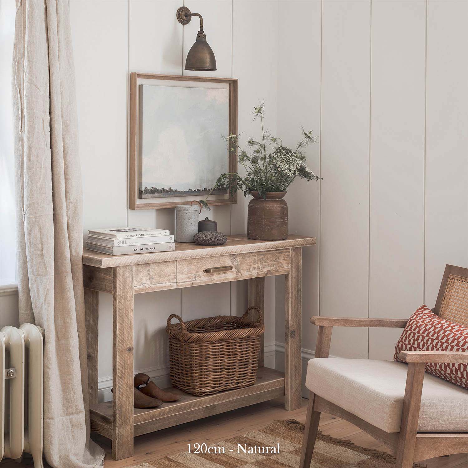 Shore Console Table with Drawer – Still and Bloom