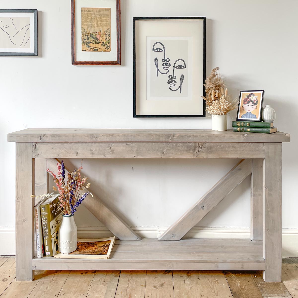 The V Back Console Table – Still and Bloom
