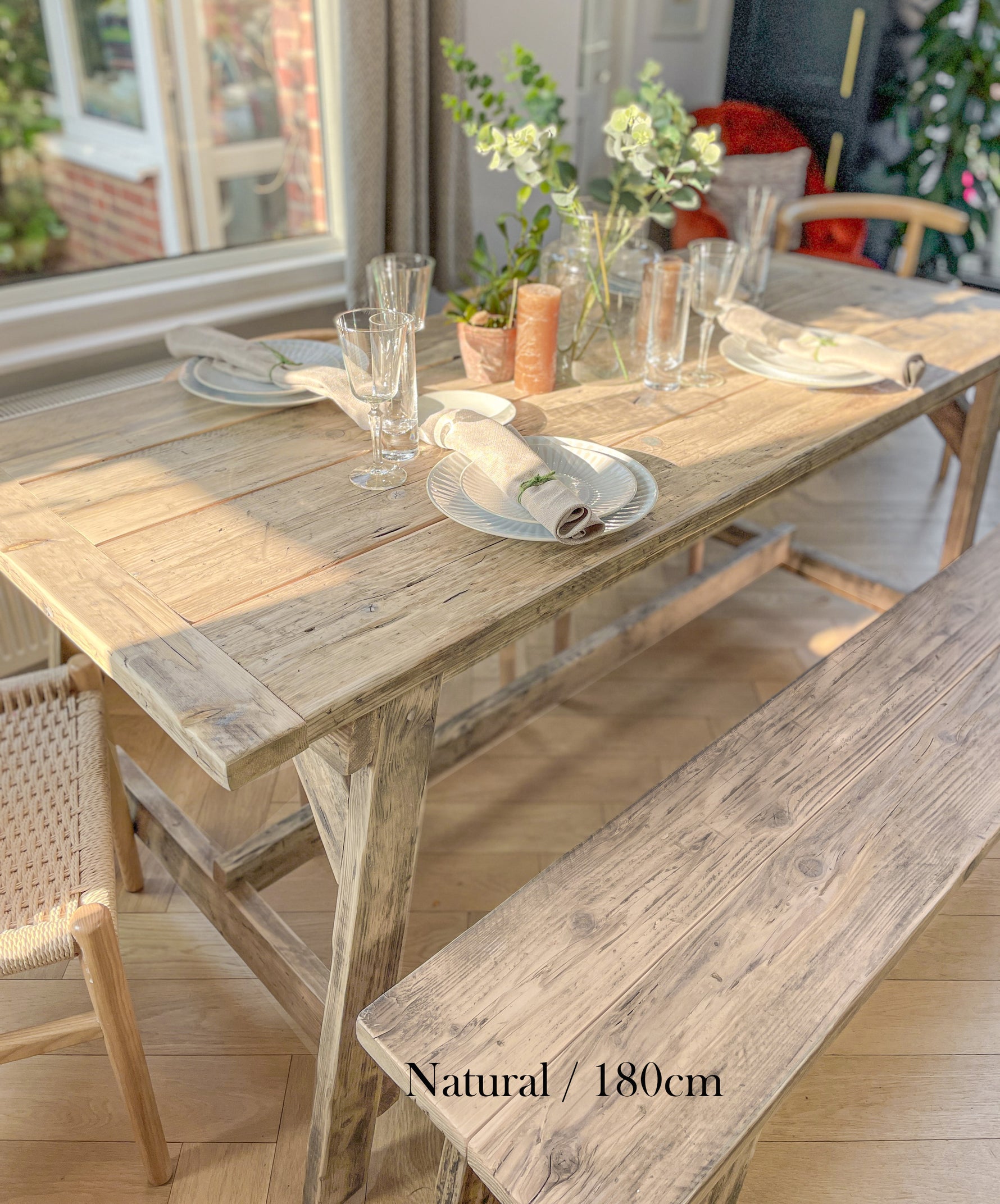 Andersson Dining Table rustic solid wood Scandinavian style – Still and ...